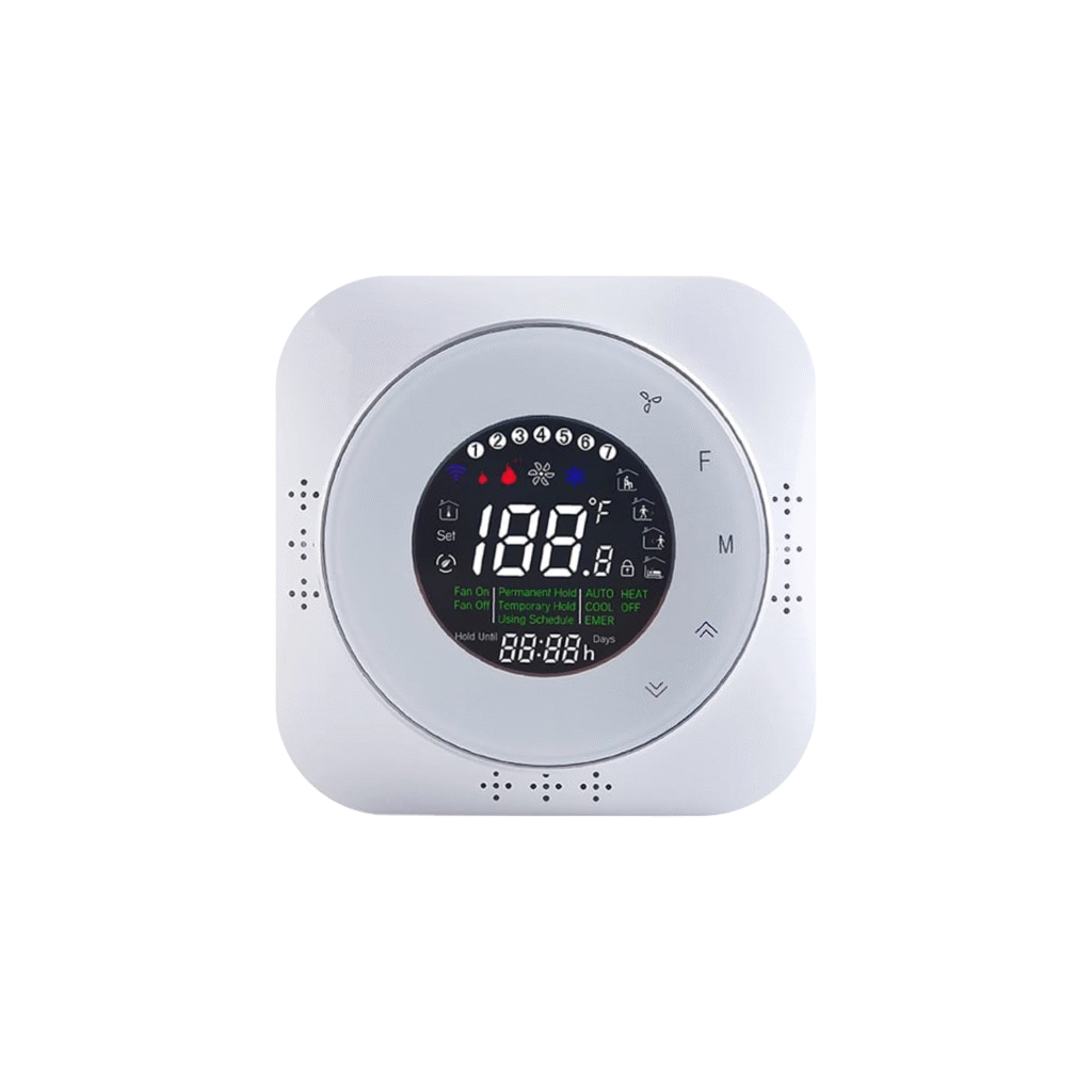 Wi-Fi Smart Thermostat (Round) – IOT BAHRAIN